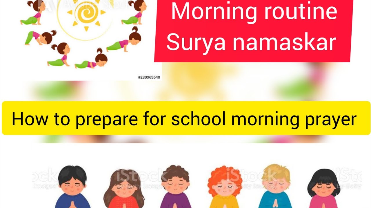 how did I teach Surya namaskar and prayer for school assembly part 2 ...