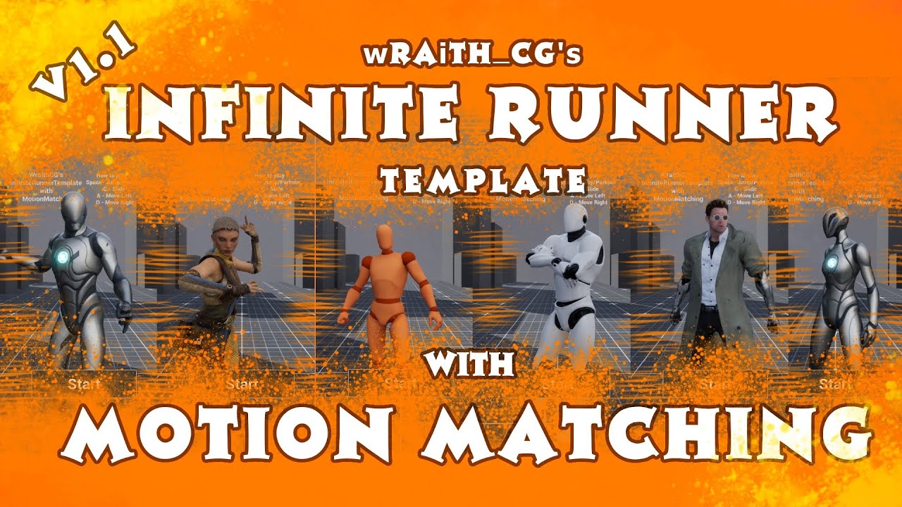 Updates Showcase | 3rd Person Camera | Motion Matched Infinite Runner ...