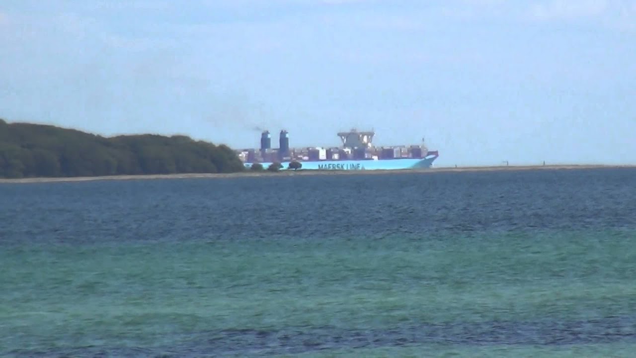 Mærsk Verdens største container skib - YouTube