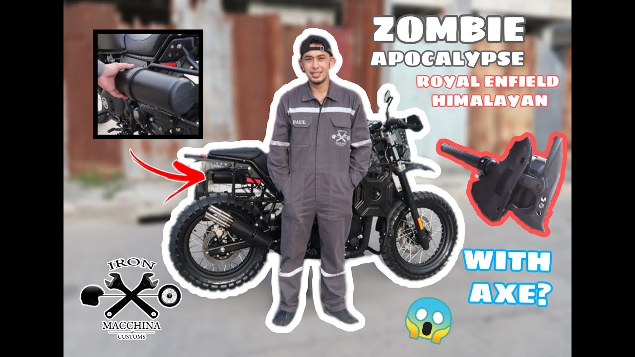 ZOMBIE APOCALYPSE "ROYAL ENFIELD HIMALAYAN" - YouTube