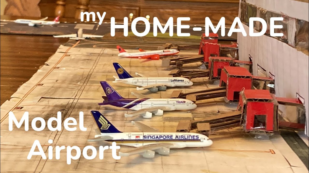 Homemade Model Airport | 2nd Year of Completion - YouTube