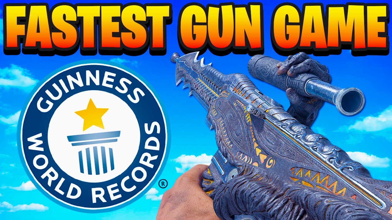 FASTEST GUN GAME EVER in Call of Duty History! (72 Seconds) - YouTube