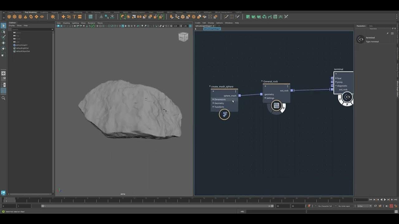 Maya: Bifrost General Rock - YouTube