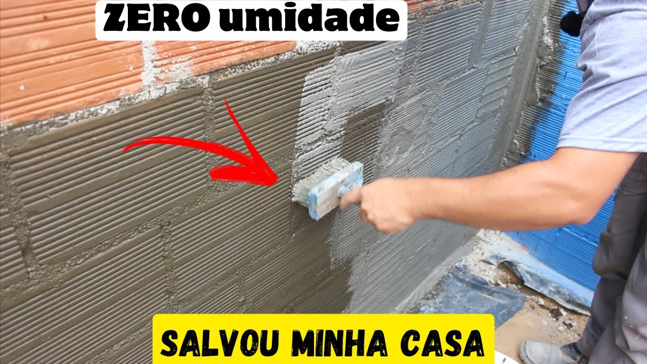 CIMENTO ELÁSTICO 😲 essa técnica SALVOU minha casa.. adeus umidade - YouTube