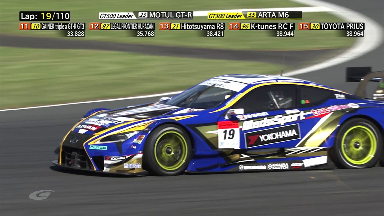 SUPER GT 2018 Rd 2 FUJI - YouTube