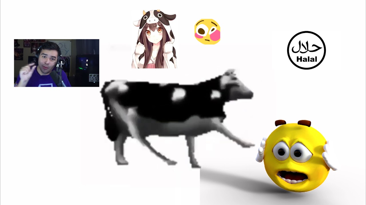 Dancing Cow Emoticon