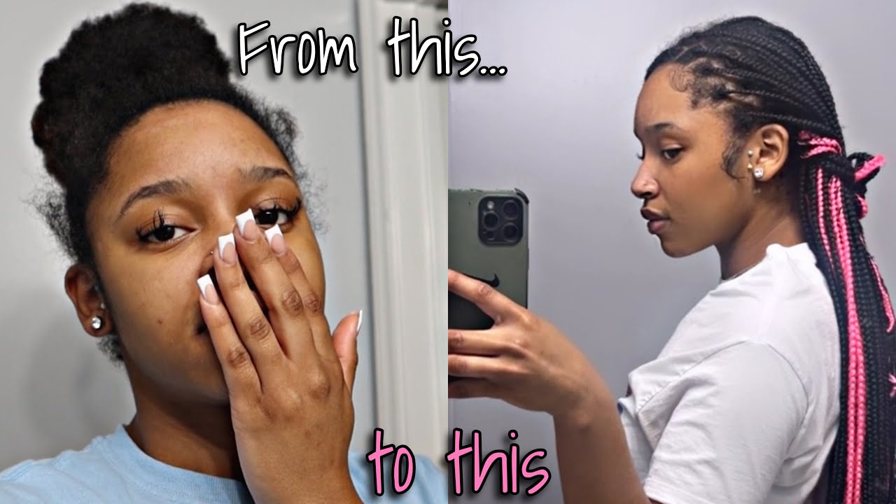 MINI VLOG + hair transformation - YouTube
