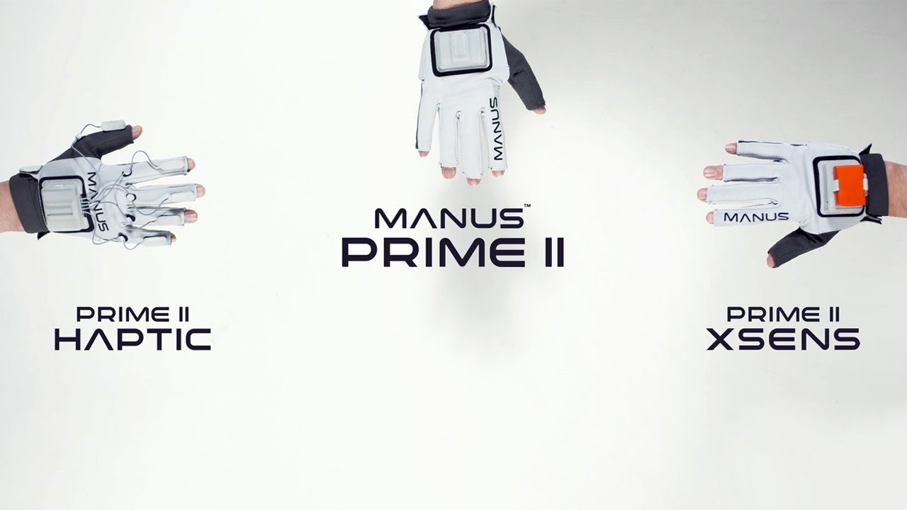 Manus Prime II Series - Next-Gen Finger Capture Gloves - YouTube
