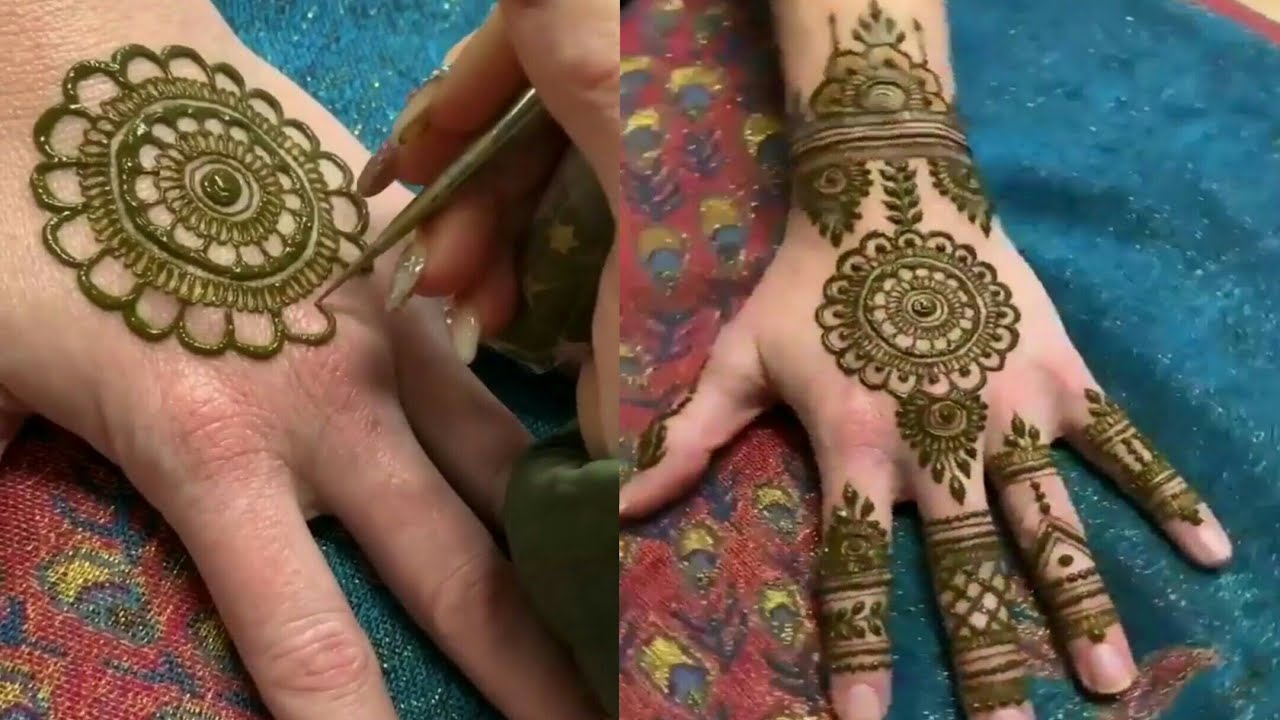 Easy and simple most beautiful mehndi design easy and beautiful design ...