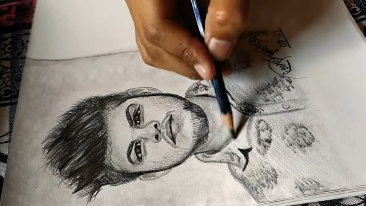 Fast Sketch || Roshan dhakal || Loveart🇳🇵🎨 - YouTube