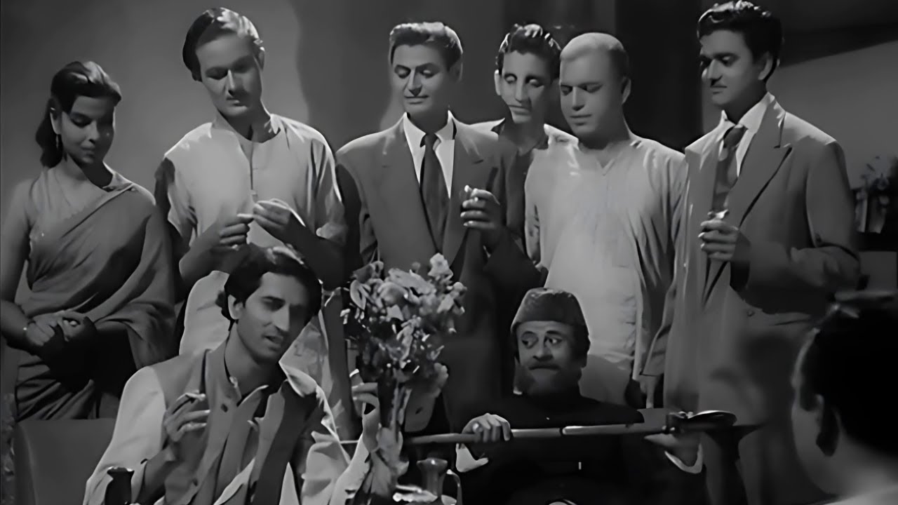 Beautiful Shayari from a Mushaira in movie Pyasa (1957) | Guru Dutt ...