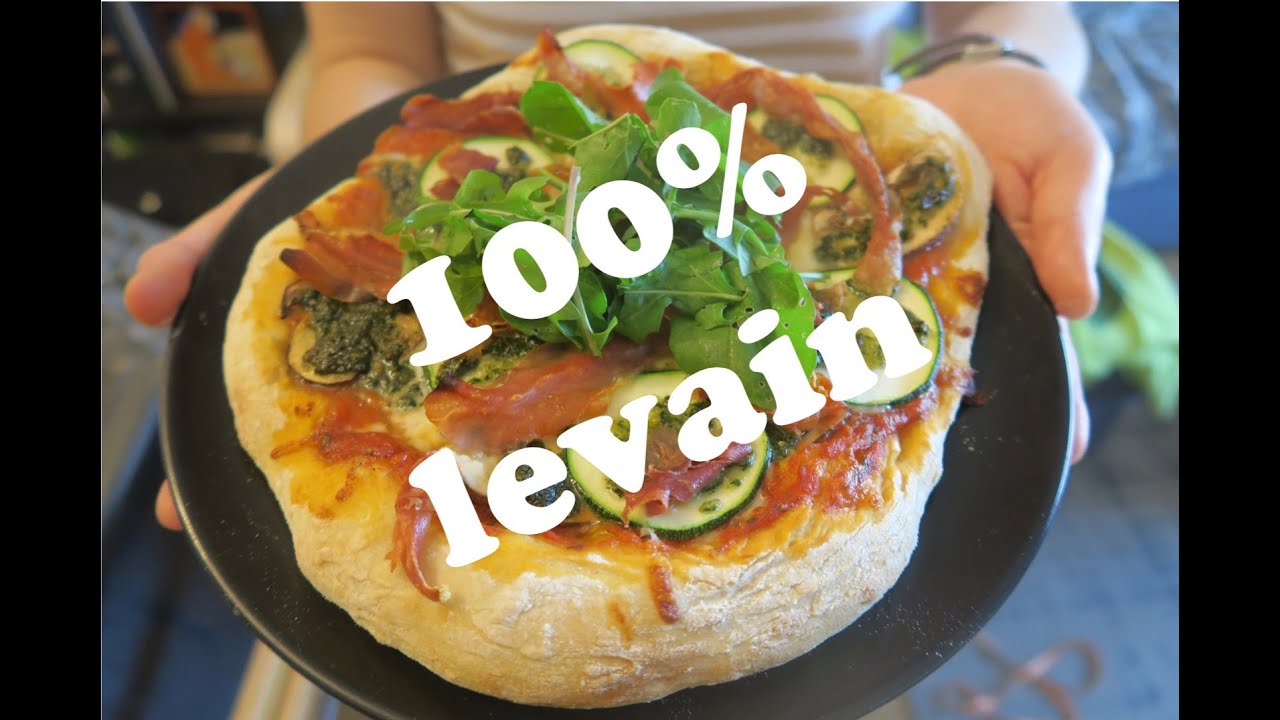 Pizza 100 % levain - YouTube