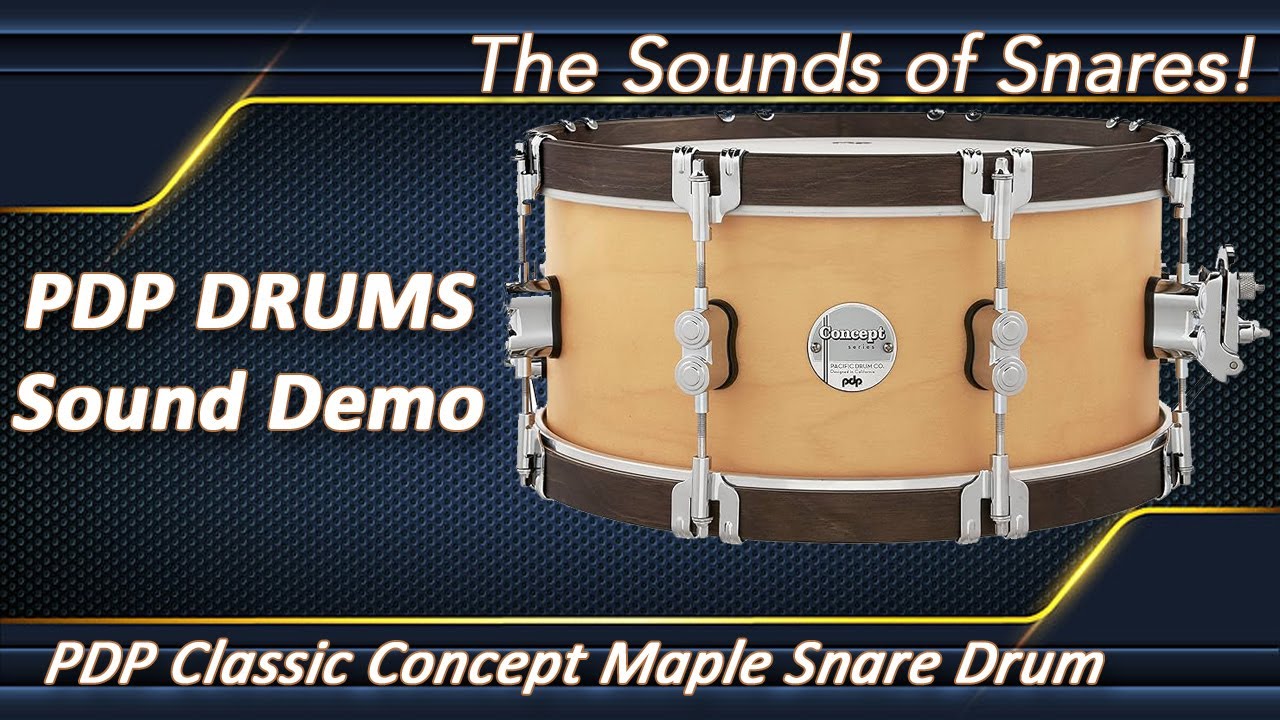 PDP Classic Concept Snare Sound Clip and Wire Upgrade! - YouTube