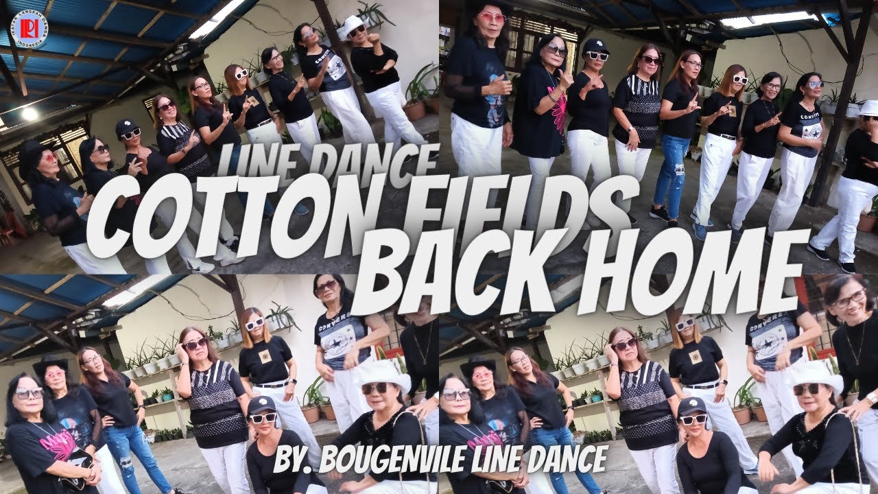 COTTON FIELDS BACK HOME LINE DANCE - by. BOUGENVILE LINE DANCE. - YouTube