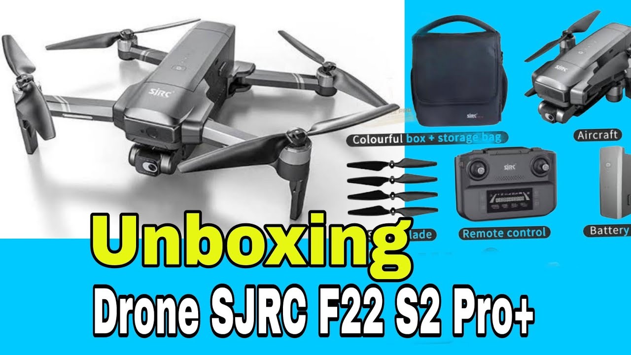 #unboxing drone anti nabrak SJRC f22 S2 Pro - YouTube