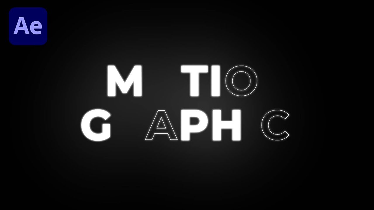 Flicker Text Animation Tutorial in After Effects | Flickering Text ...