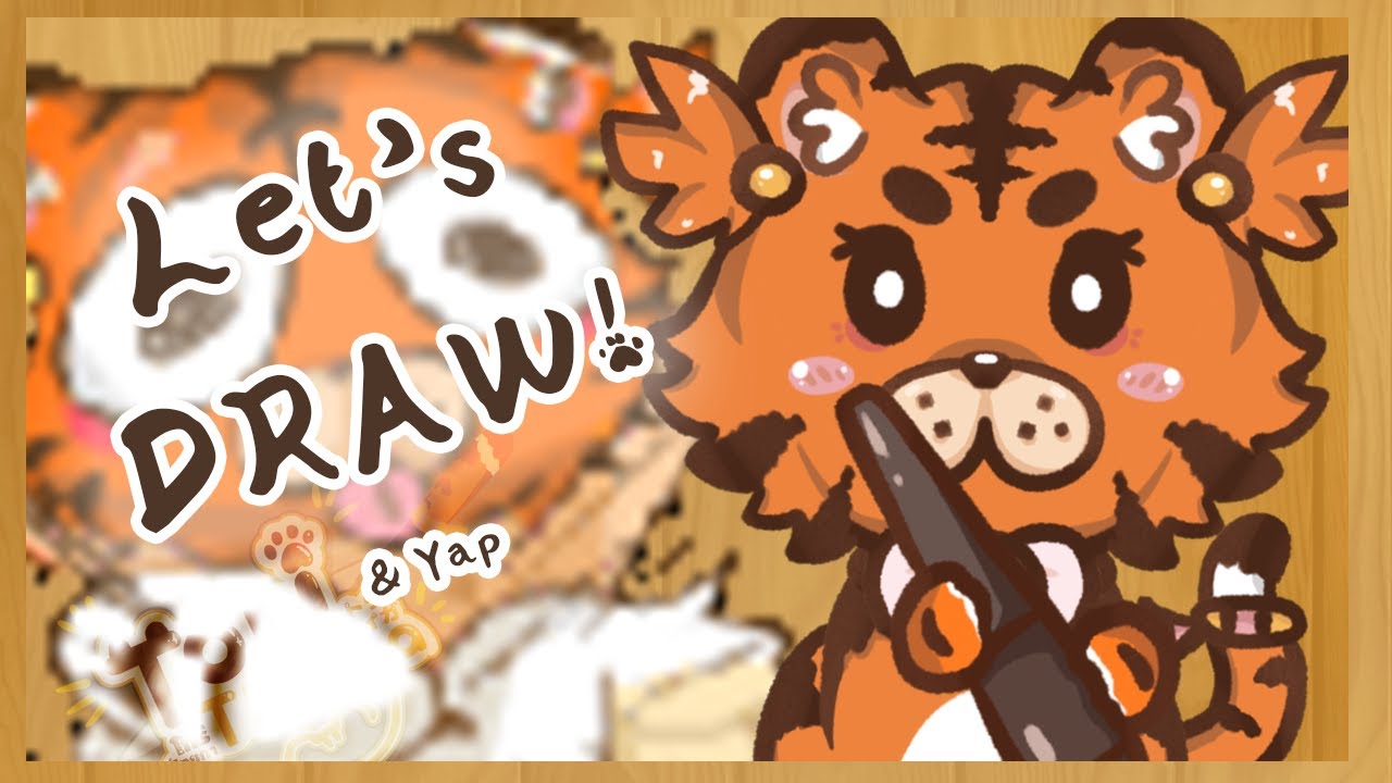 DRAWING AND YAPPIN Let's DRAW V-TUBER - YouTube