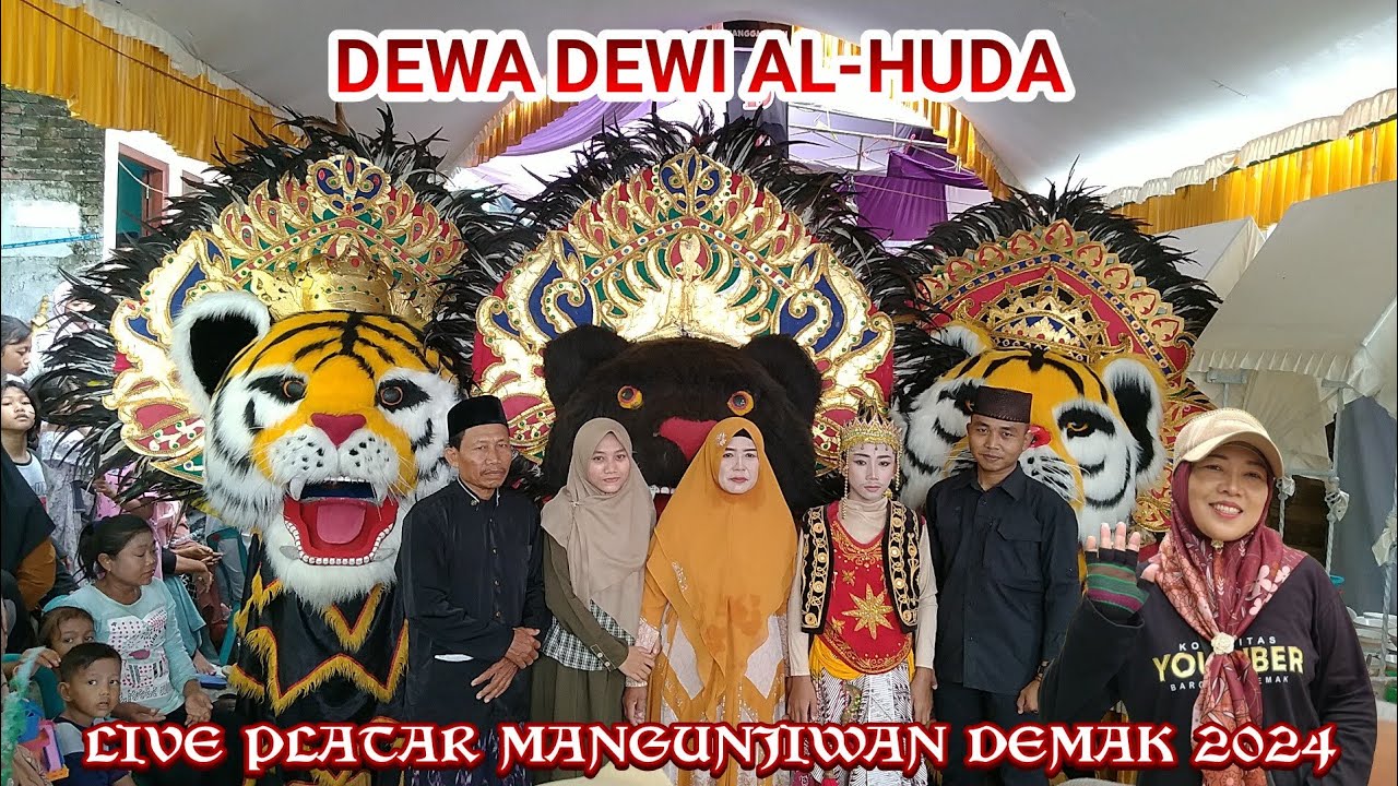 Super Meriah‼️ Kirab Barongan Dewa Dewi Al-Huda Full Kembang Manggar Live Platar Mangunjiwan ...