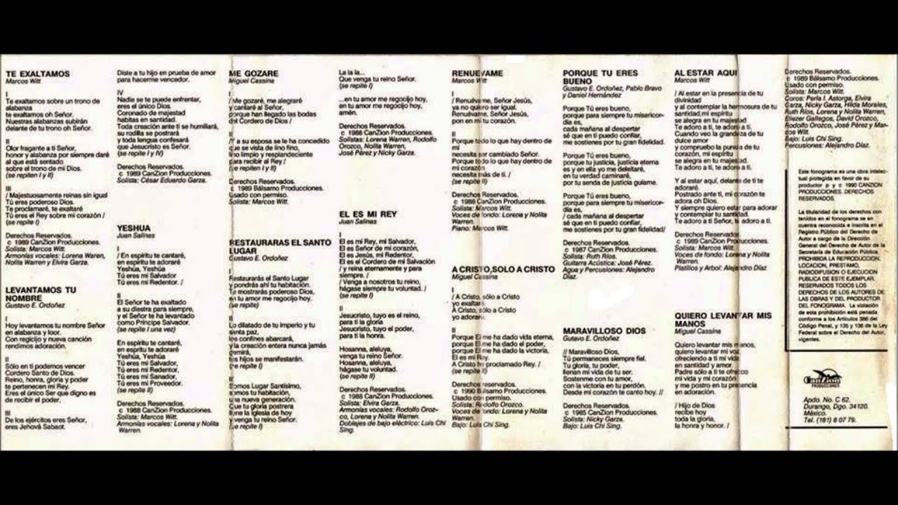 PISTAS PROYECTO AA 10 Maravilloso Dios - YouTube