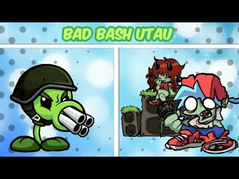 ☀🌱FNF Bad Bash Full Song Utau Mod Plants vs Rappers PVZ🌿 - YouTube