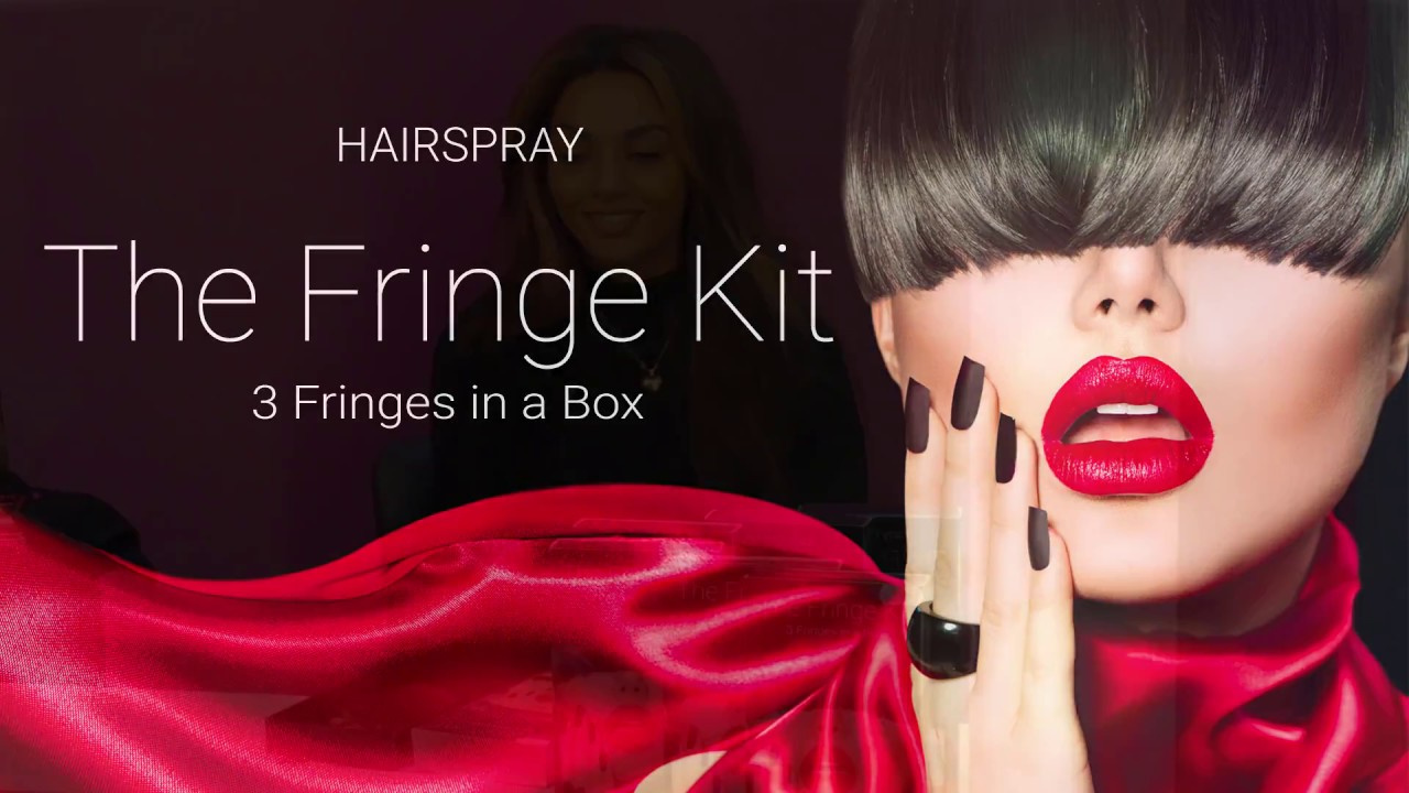 The fringe kit - 3 Sassy Clip-on fringes - YouTube