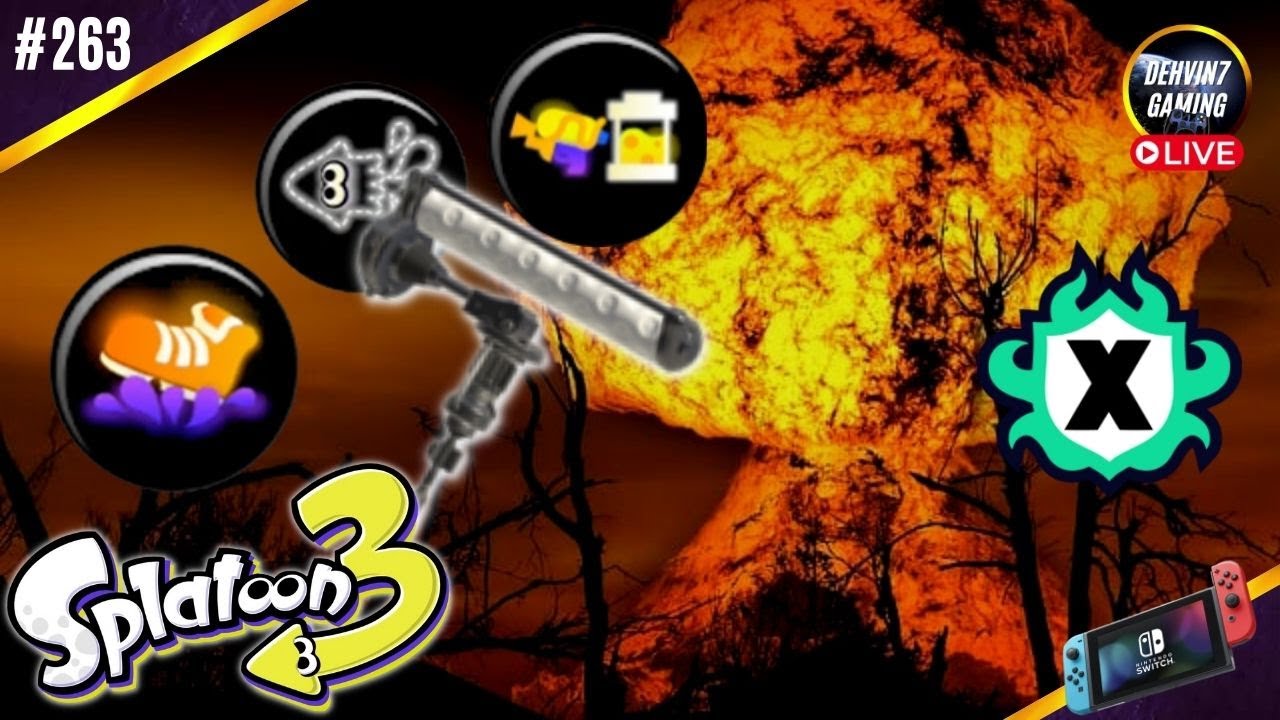 Using Dynamo Roller in a Turmoil! X Rank | Splatoon 3 - YouTube