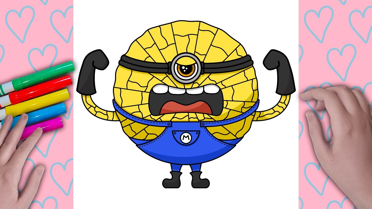 How to Draw Mega Minion Jerry | Despicable Me 4 - YouTube