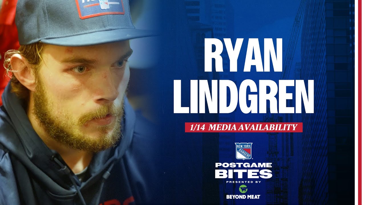 NYR vs WSH: Ryan Lindgren Postgame Media Availability | January 14 ...