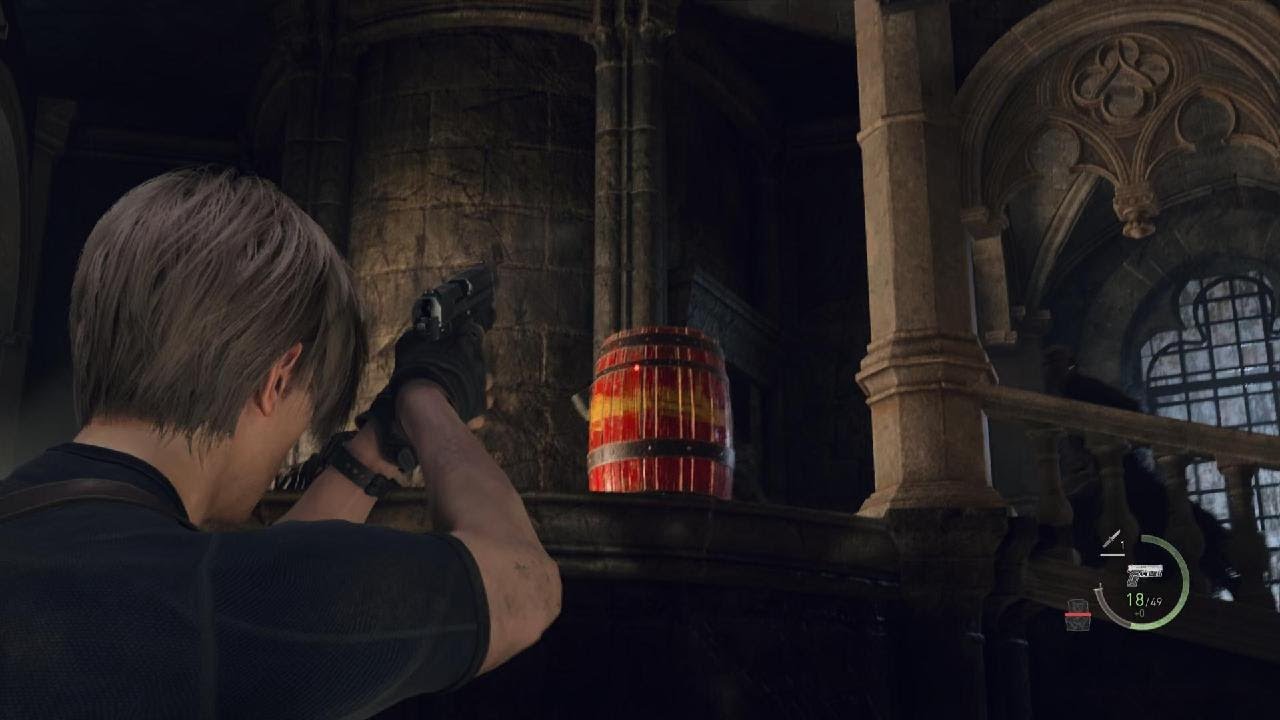 Resident Evil 4 Capacity Compliance Trophy - Getting to Top of Clock ...