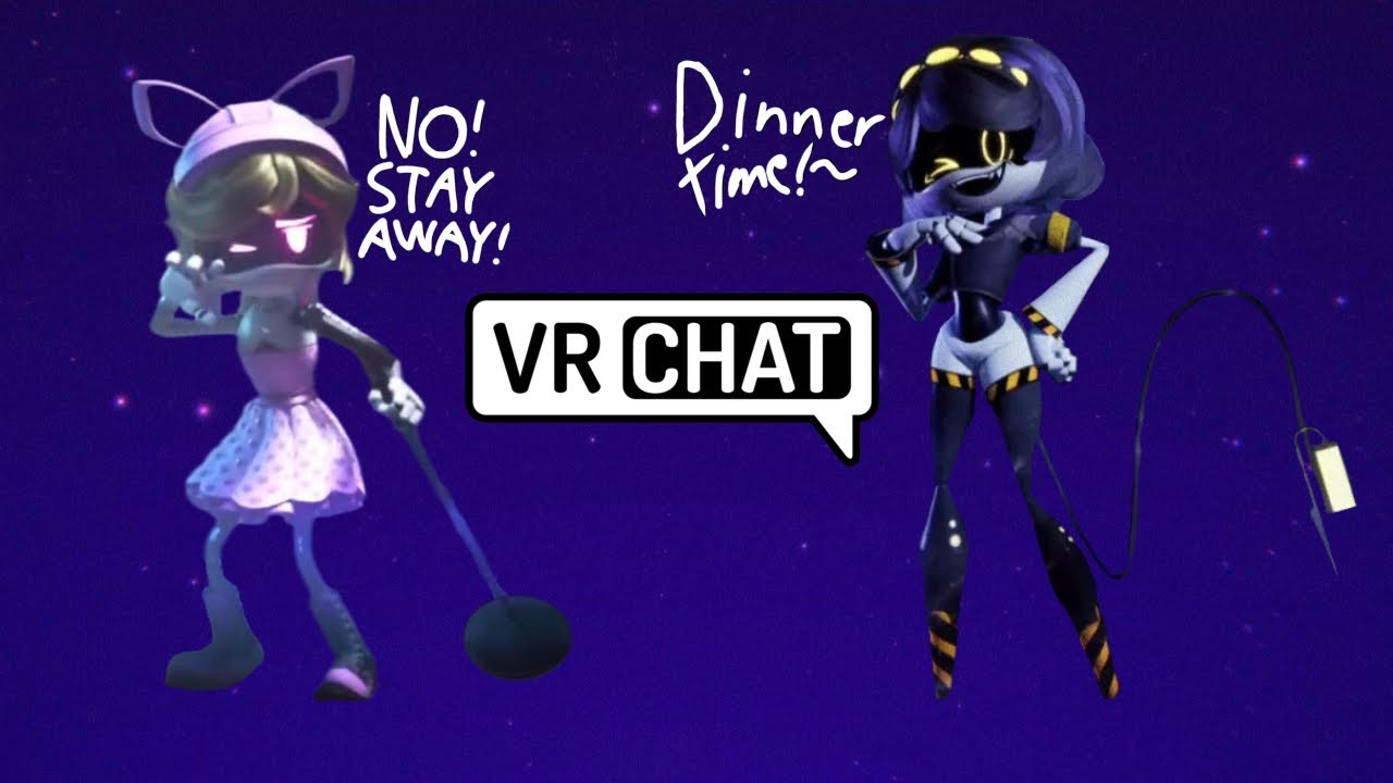 V harassing Lizzy moments in VR chat - YouTube