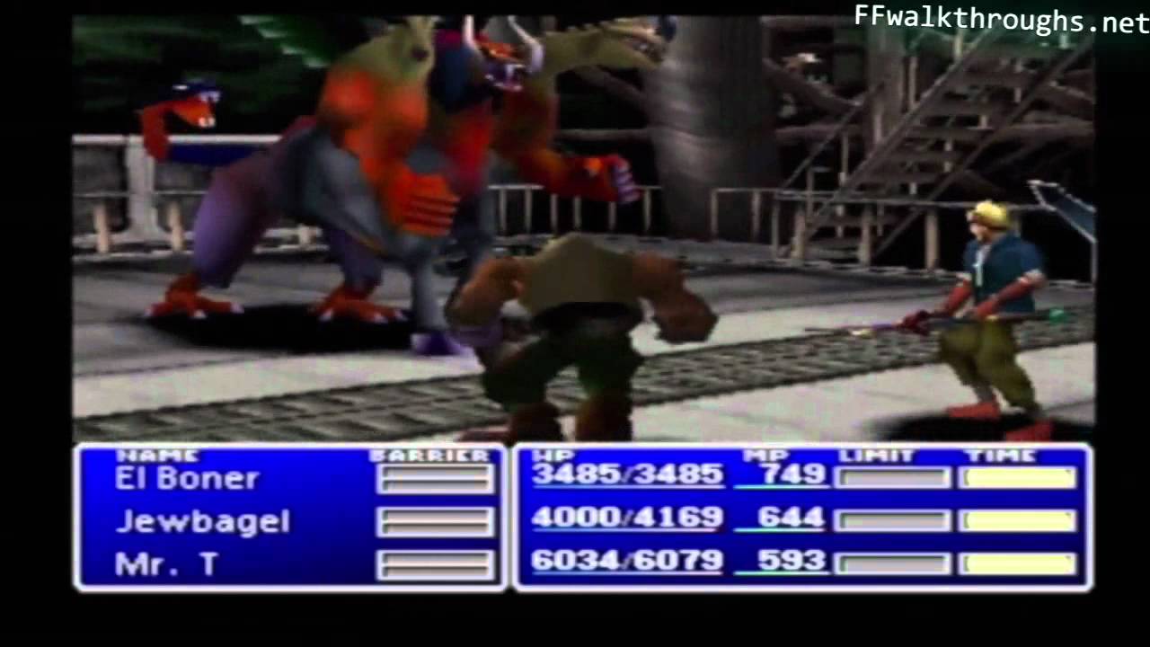 Final Fantasy VII - 080: Boss: Proud Clod & Boss: Hojo - YouTube