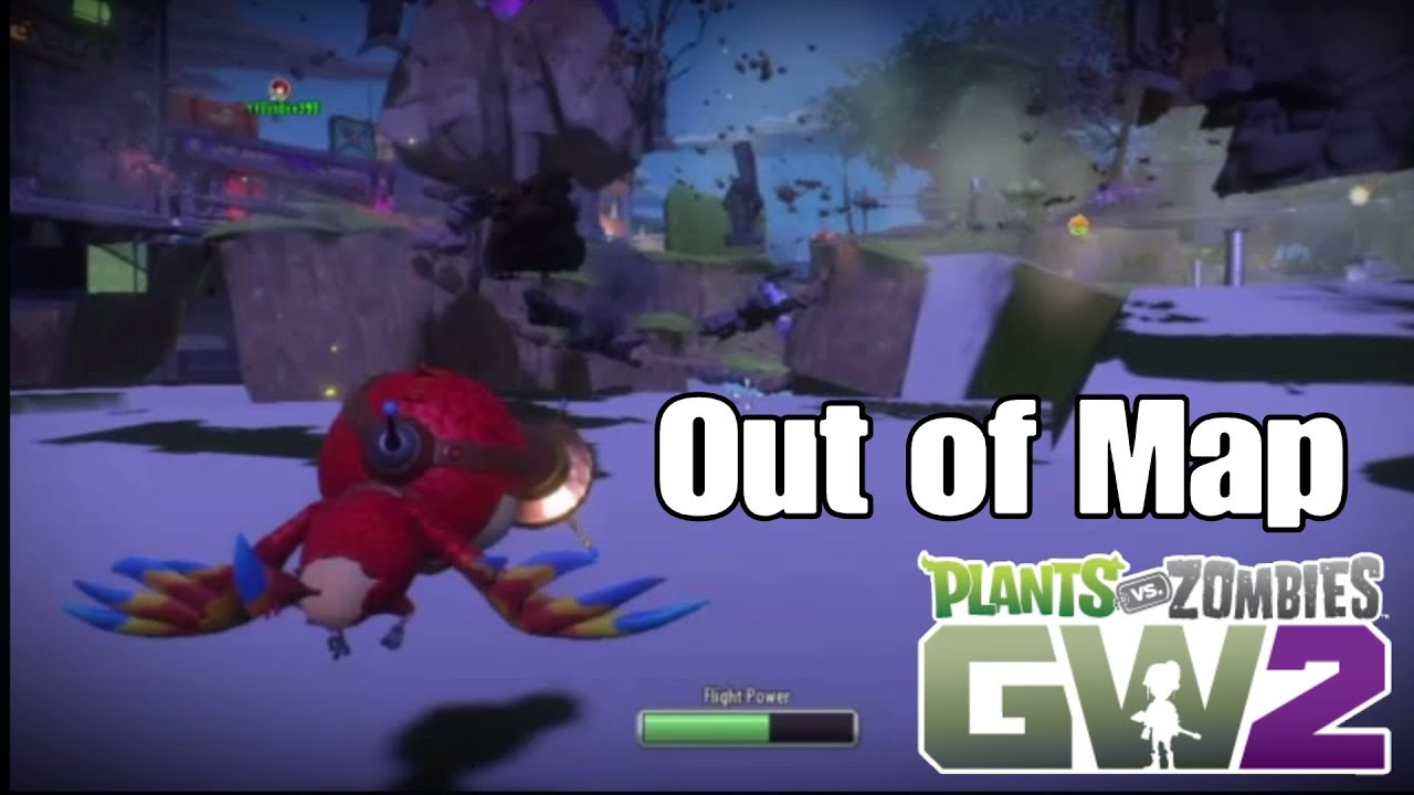 Plants vs Zombies GW2 Out of Map With Parrot Glitch - YouTube
