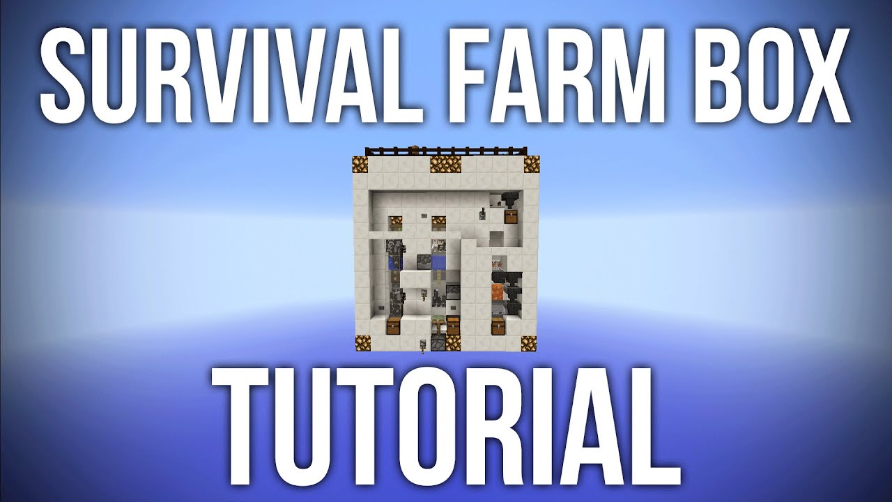 Minecraft: Survival Farm Box Tutorial - 9 Automatic Farms - YouTube