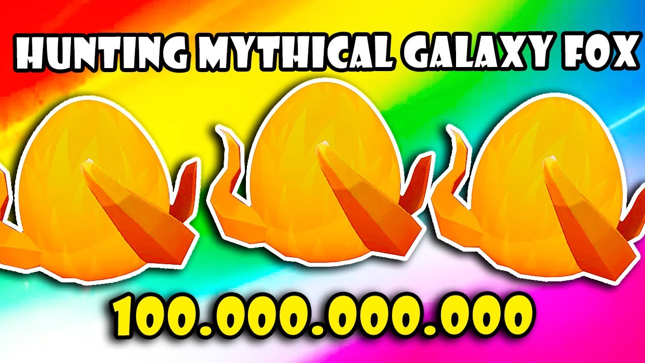 Spent 100+ Billion For Best Mythical Galaxy Fox in Pet Simulator X ...