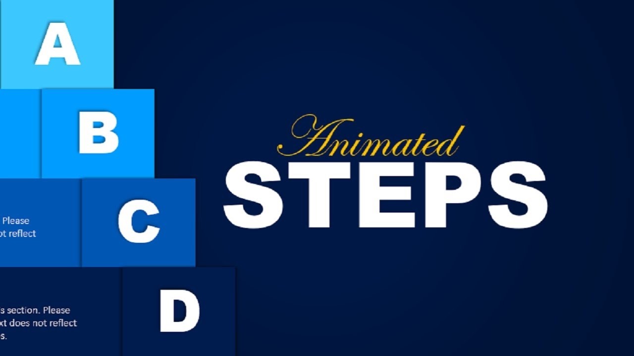 PowerPoint Steps Animation Tutorial | Cinematic Morph Transition ...
