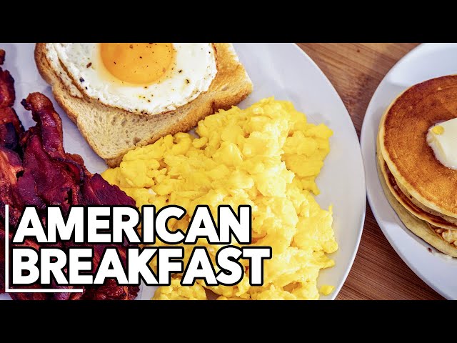 Typical American Breakfast Menu