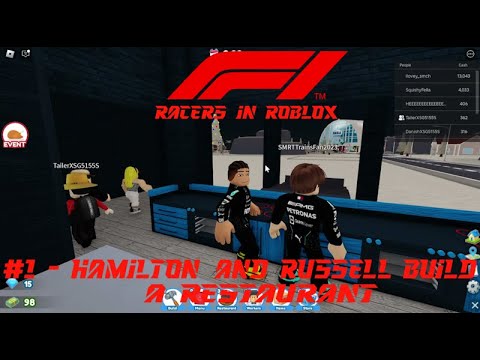F1 Racers in ROBLOX! Episode 1 | Hamilton and Russell build a ...