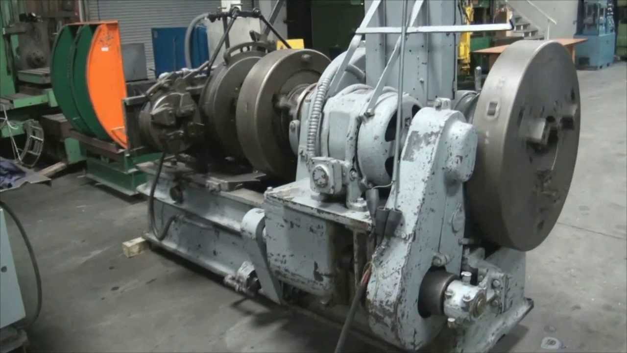 6" x 24" Landis Pipe Threader #6 - YouTube