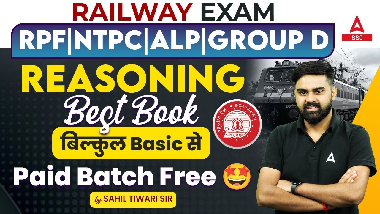 Reasoning Best Book For Railway Exams 2024 | Reasoning by Sahil Tiwari ...