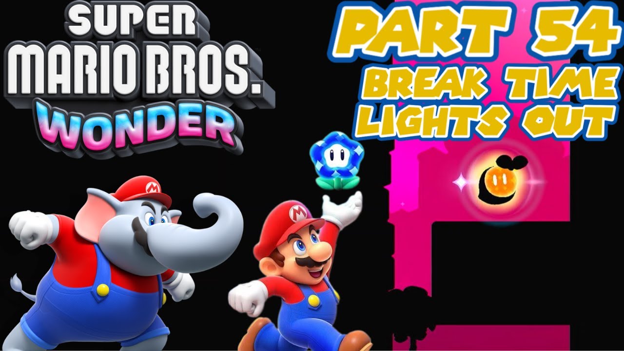 Super Mario Bros. Wonder - Lets Play - Part 54 - Break Time - Lights ...