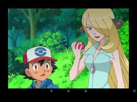 Cynthia reveals her glaceon