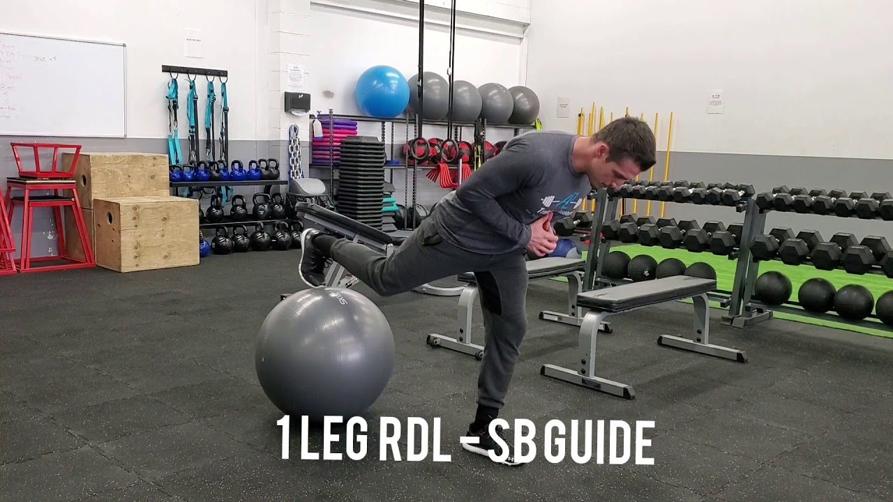 1 Leg RDL - SB Guided Variations - YouTube