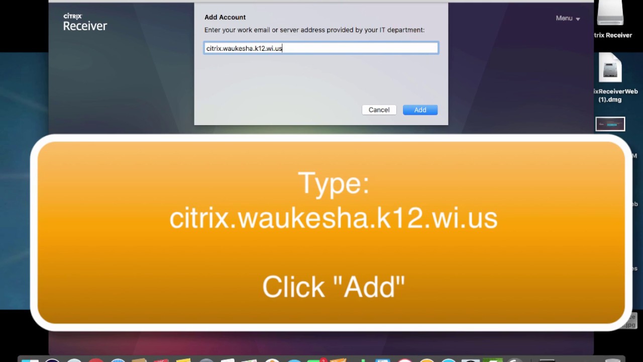 School District of Waukesha: Logging Into Citrix First Time - YouTube