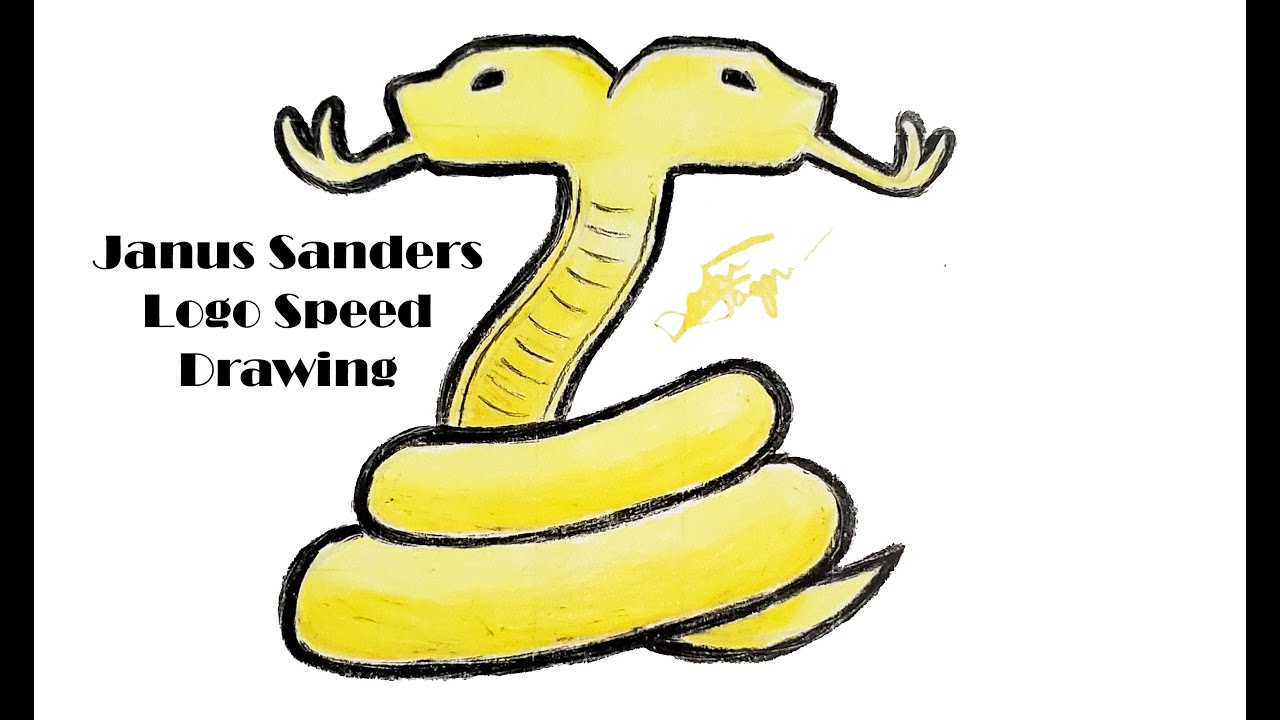Janus Sanders Logo Speed Drawing - YouTube