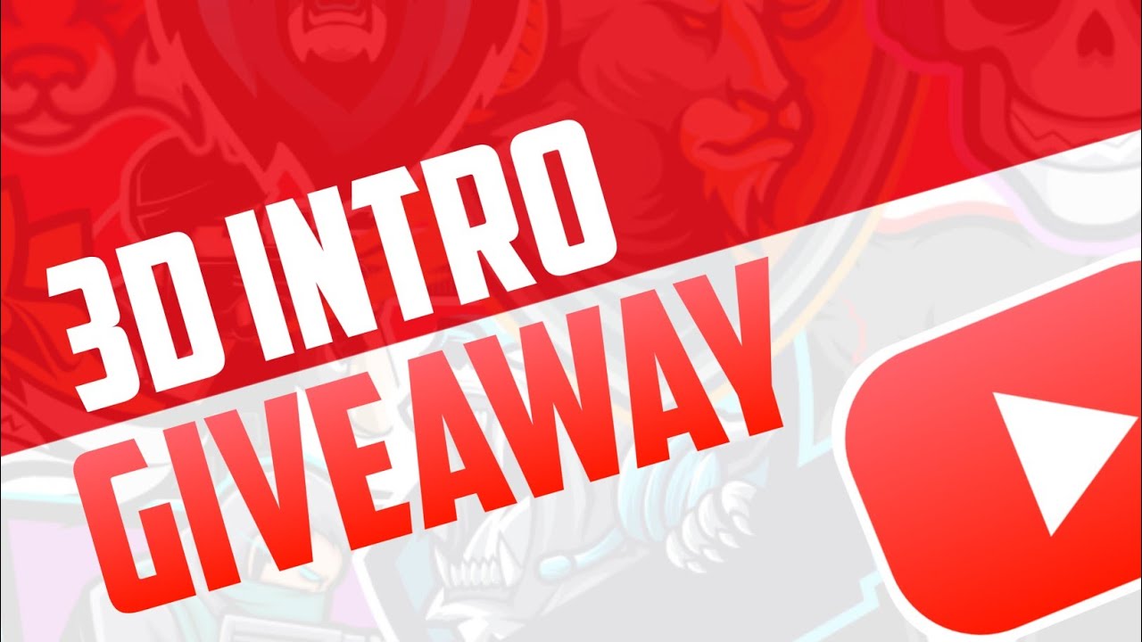3D Intro Giveaway for YouTube - YouTube