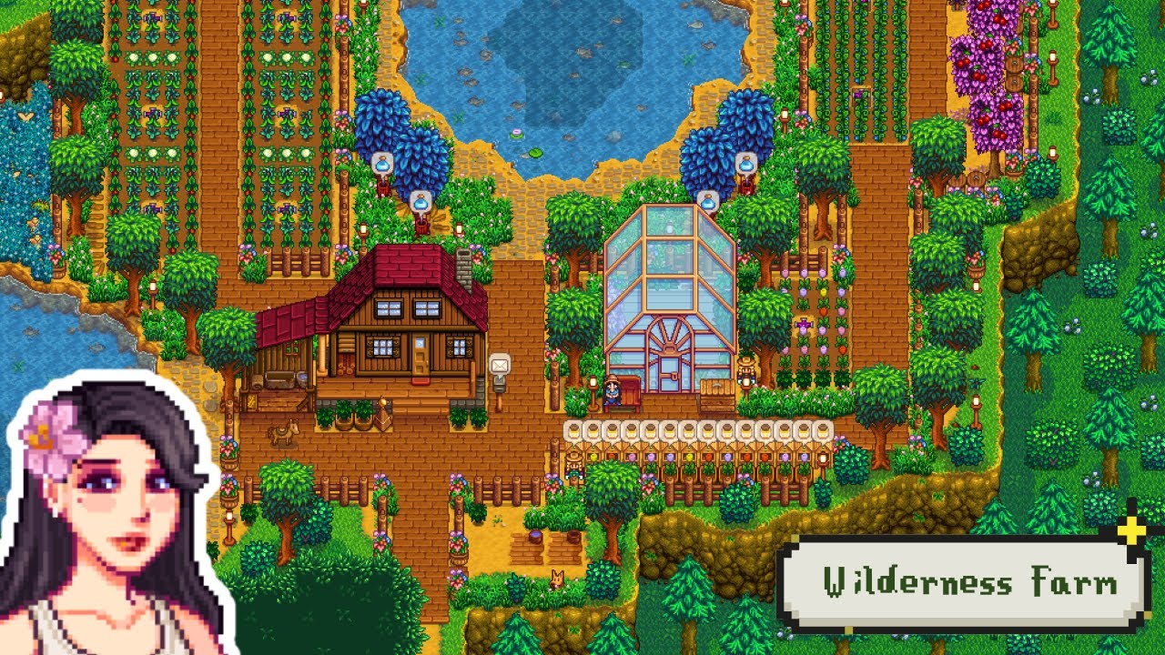 Hills 🧟 | Decorating Wilderness Farm | Stardew Valley - YouTube