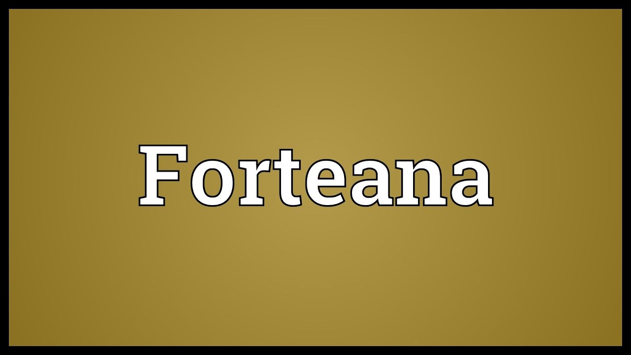 Forteana Meaning - YouTube