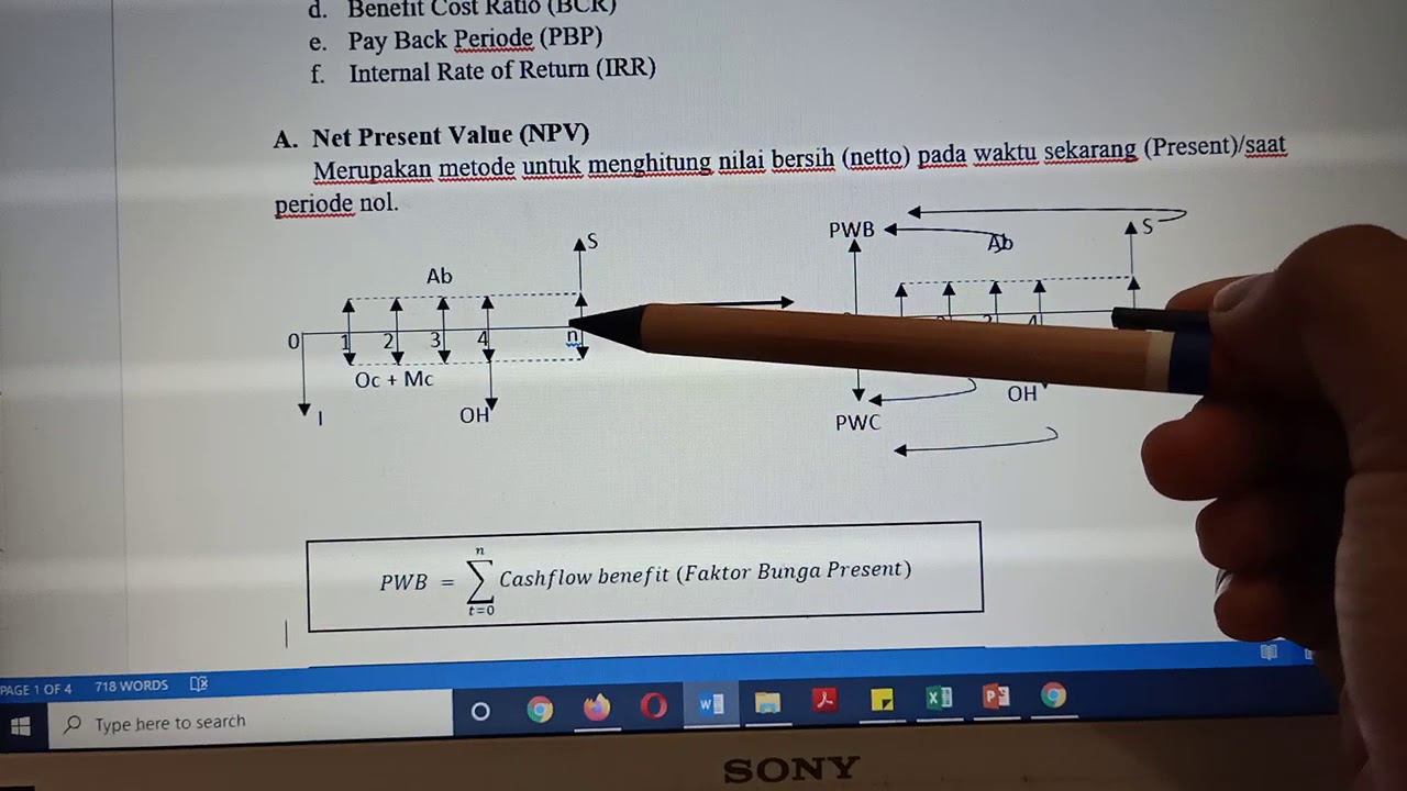 Evaluasi Investasi dg metode Net Present Value (NPV) - YouTube