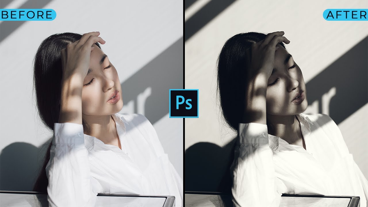 Dark Light Photo Filter in Adobe Photoshop - YouTube
