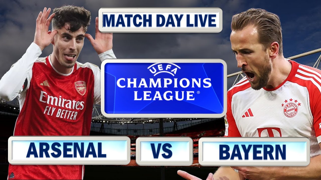 Martinelli & Havertz Start: Arsenal Vs Bayern Munich | Match Day Live ...